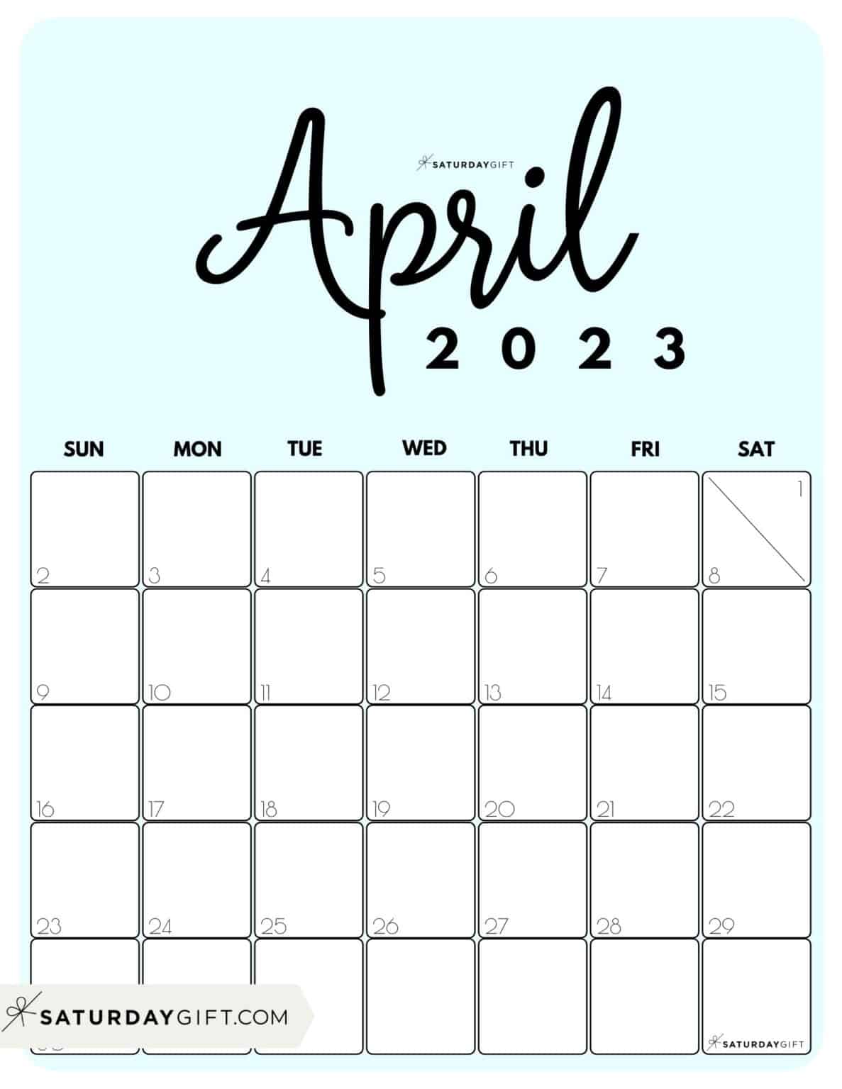 April Calendar Cute Free Printable April 2023 Calendar Designs Hot 