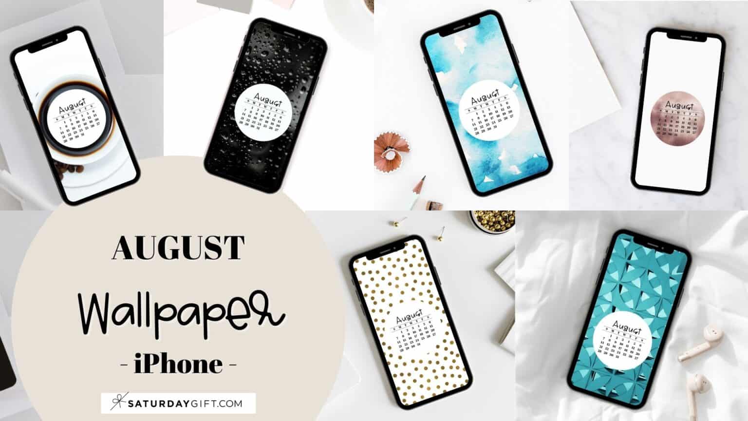 August 2025 Calendar Wallpaper - 38 Cute Backgrounds For Your iPhone