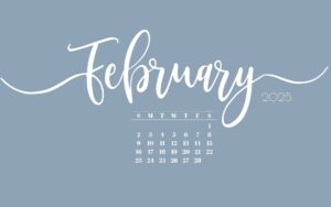 February Desktop Wallpaper - 21 Cute & Free February 2025 Calendar ...