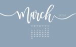 March Desktop Wallpaper - 21 Cute & Free March 2024 Calendar Backgrounds
