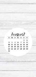 August 2025 Calendar Wallpaper - 38 Cute Backgrounds For Your iPhone
