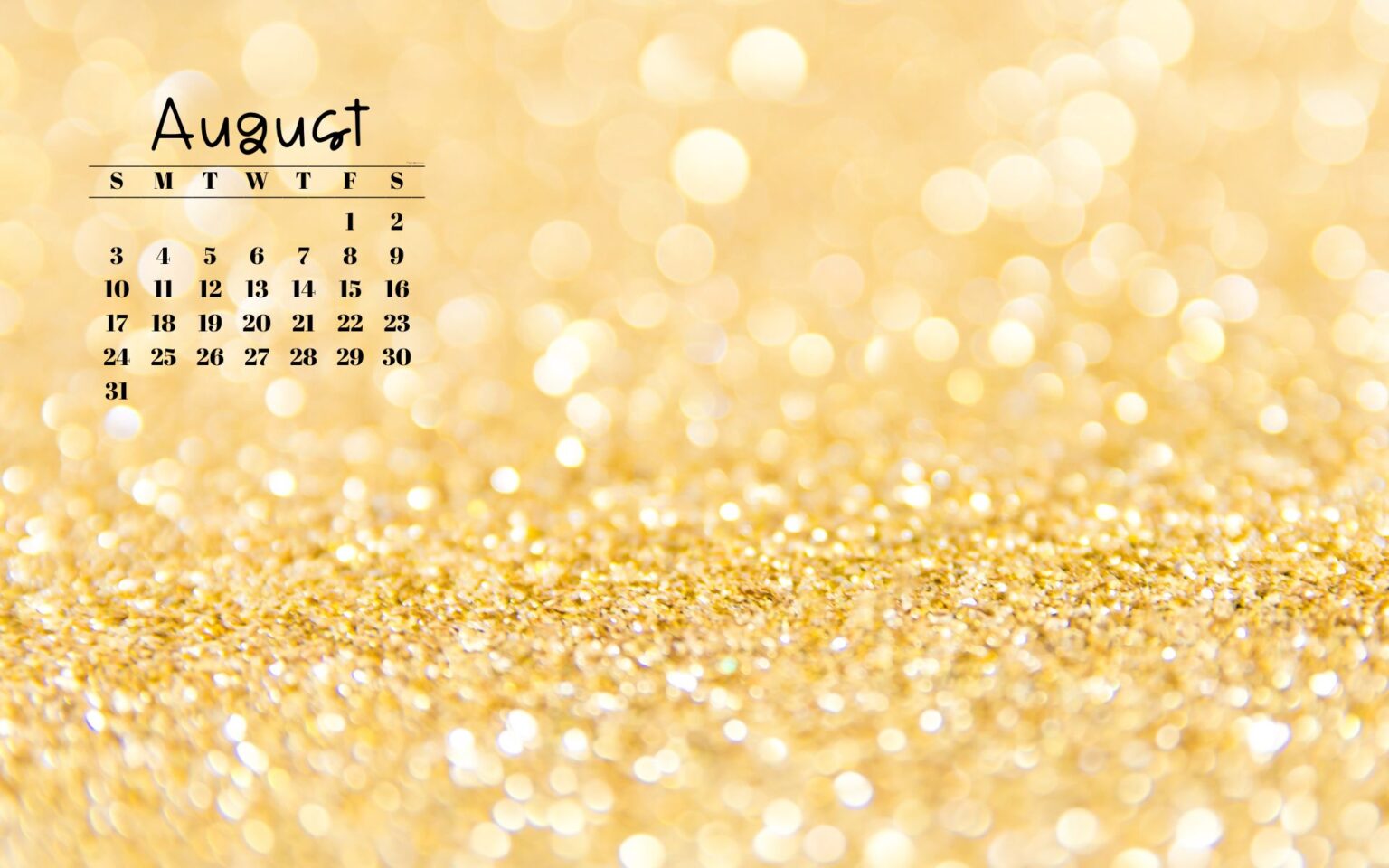 August Desktop Wallpaper - 21 Cute & Free August 2025 Calendar Backgrounds