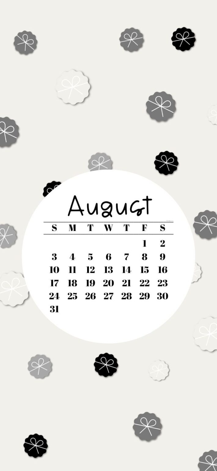 August 2025 Calendar Wallpaper - 38 Cute Backgrounds For Your iPhone