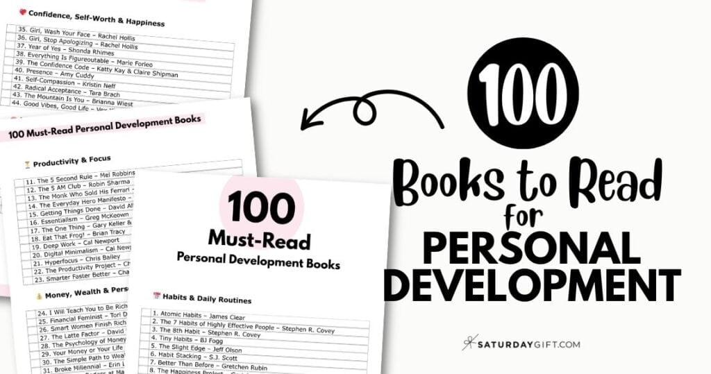 100 Best Books To Read for Personal Development + Printable List