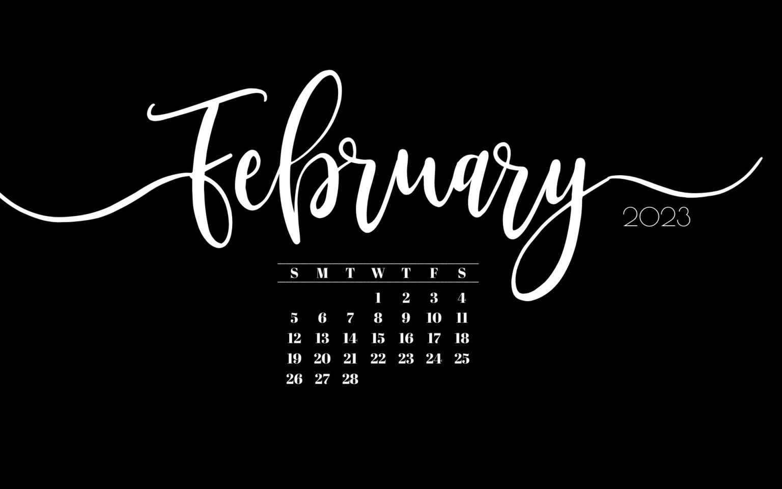 February Desktop Wallpaper - 21 Cute & Free February 2023 Calendar ...
