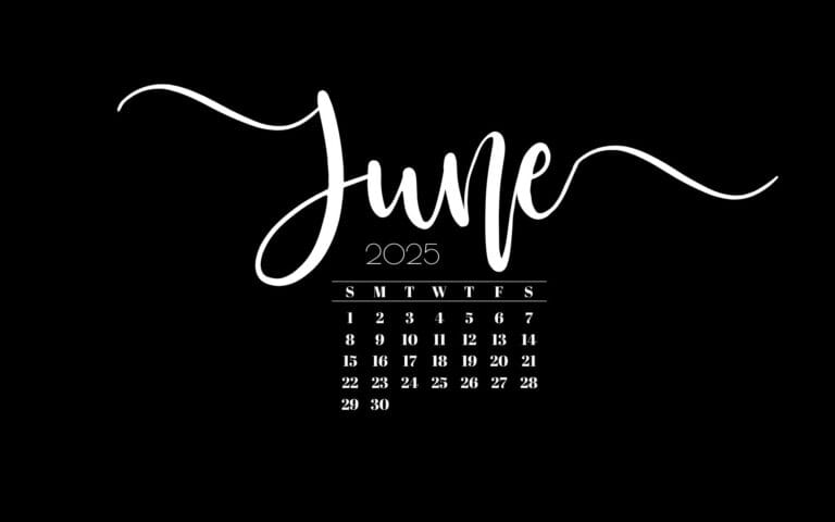 June Desktop Wallpaper - 21 Cute & Free June 2025 Calendar Backgrounds