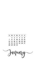 January 2024 Calendar Wallpaper - 39 Cute Backgrounds For Your Phone
