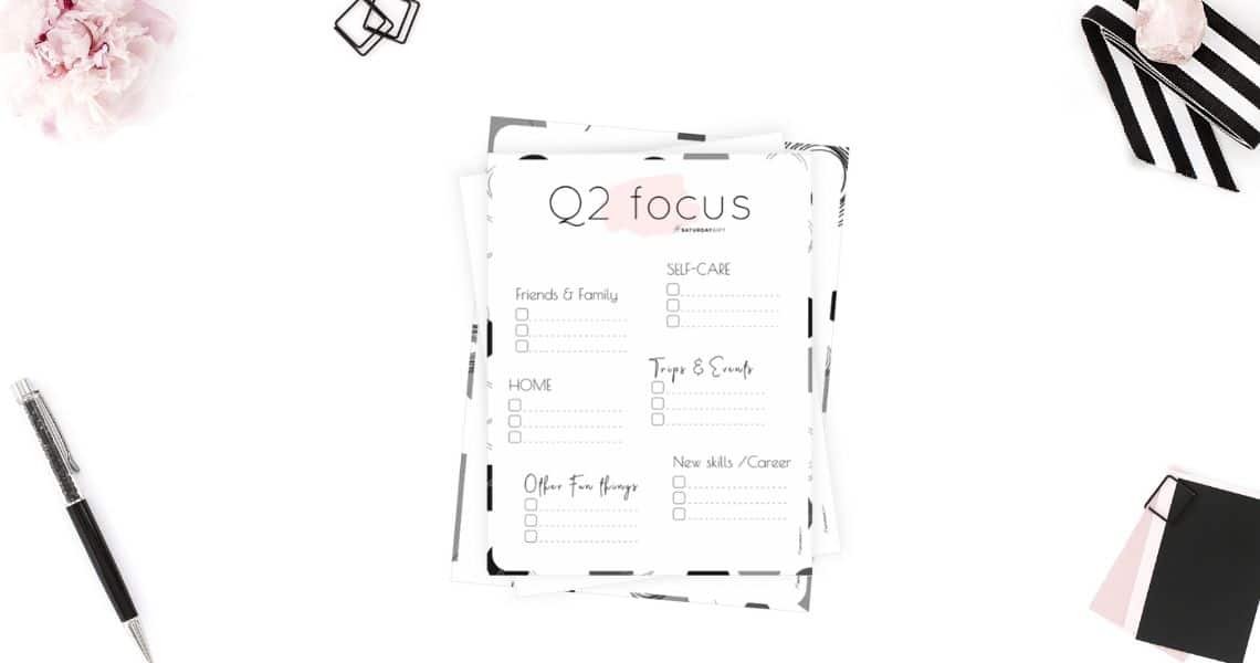 Quarterly Planning & Goal Setting - All Posts & Printables