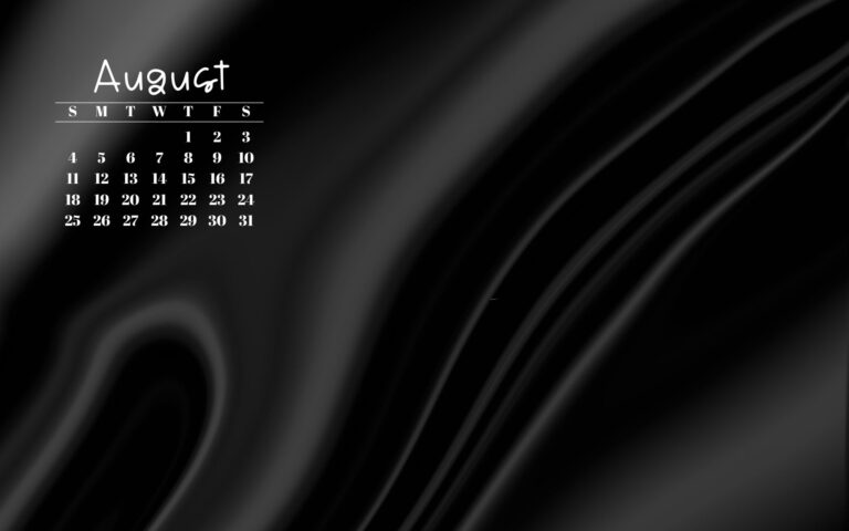 August Desktop Wallpaper - 21 Cute & Free August 2024 Calendar Backgrounds