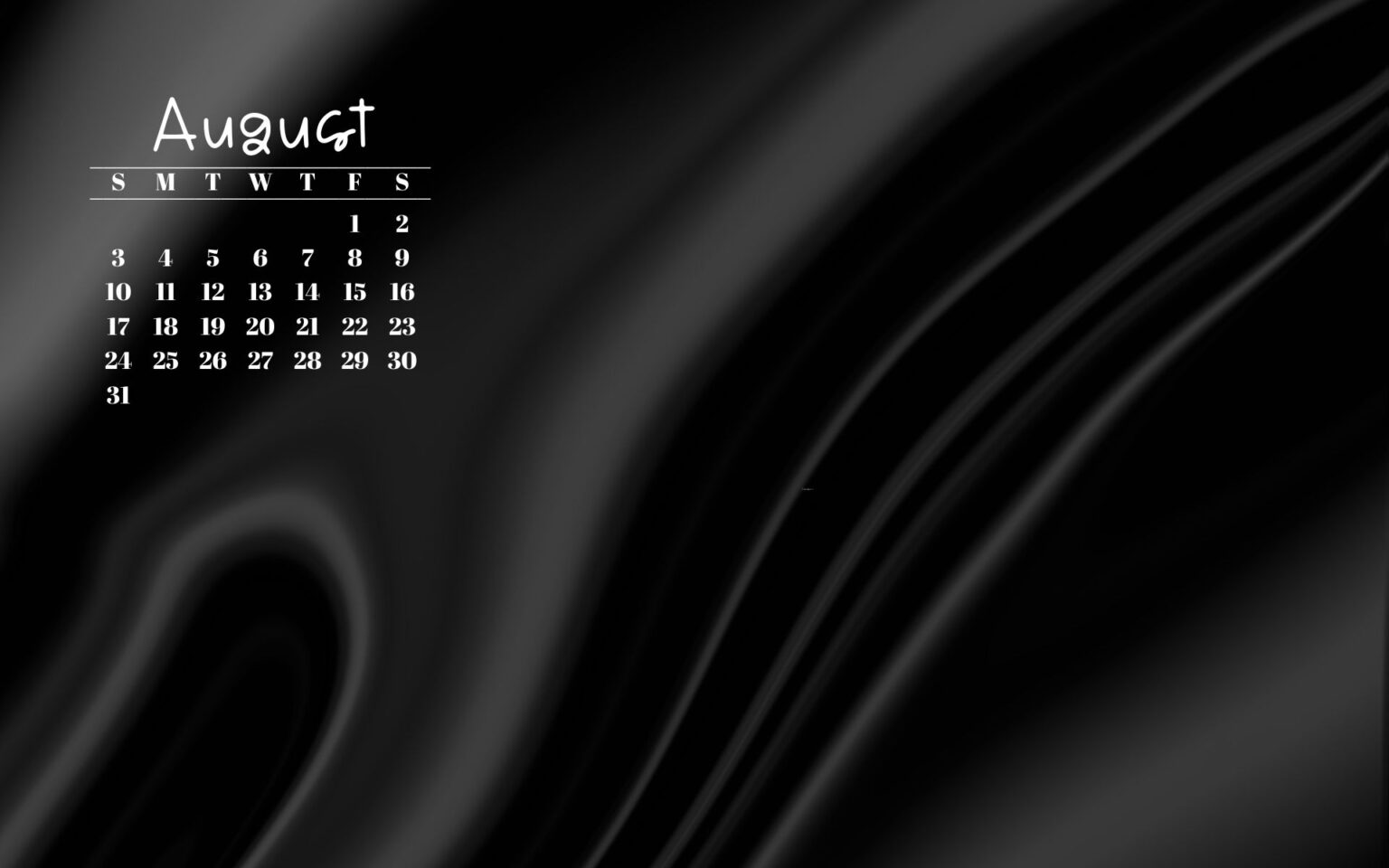 August Desktop Wallpaper - 21 Cute & Free August 2025 Calendar Backgrounds
