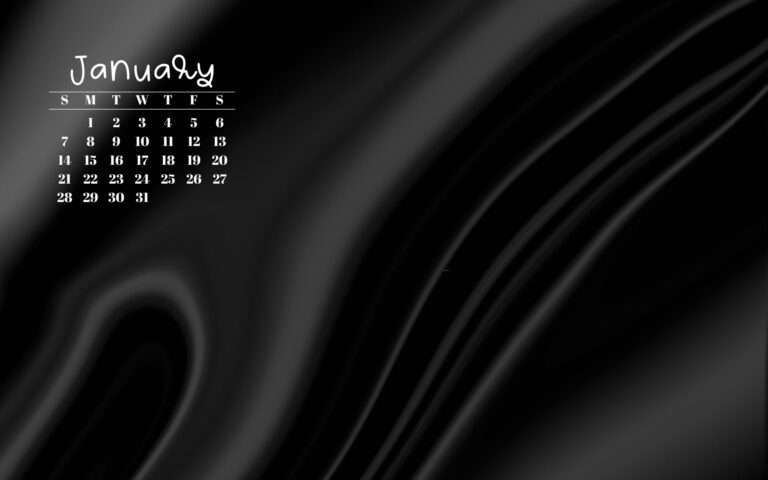 January Desktop Wallpaper - 21 Cute & Free January 2024 Calendar ...