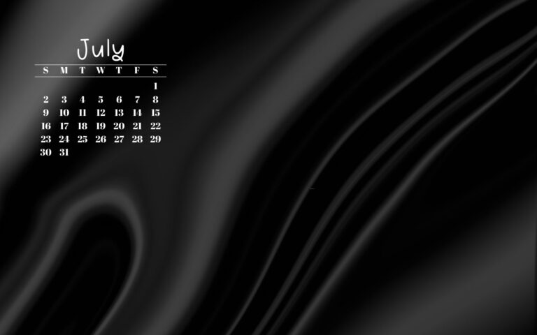 July Desktop Wallpaper - 21 Cute & Free July 2023 Calendar Backgrounds