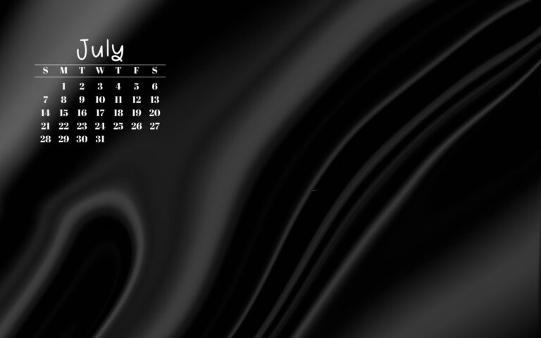 July Desktop Wallpaper - 21 Cute & Free July 2024 Calendar Backgrounds