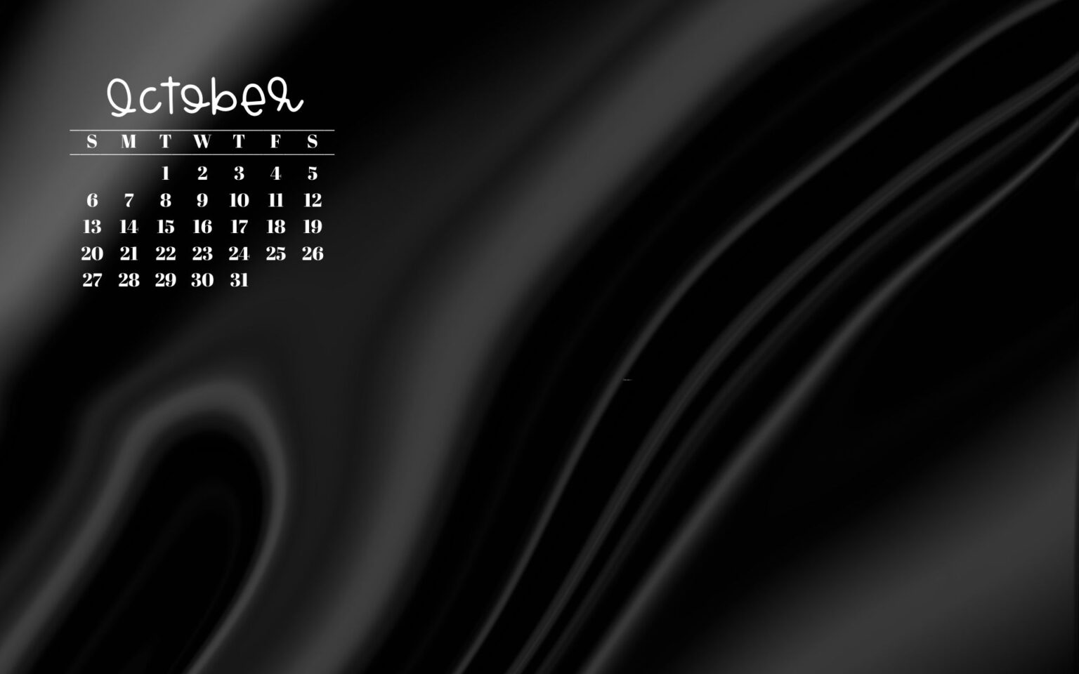 October Desktop Wallpaper - 21 Cute & Free October 2024 Calendar ...