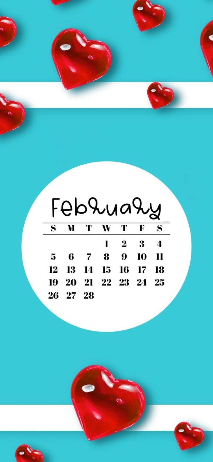 February 2023 Calendar Wallpaper - 51 Cute Backgrounds For iPhone