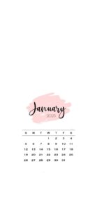 January 2025 Calendar Wallpaper - 39 Cute Backgrounds For Your Phone
