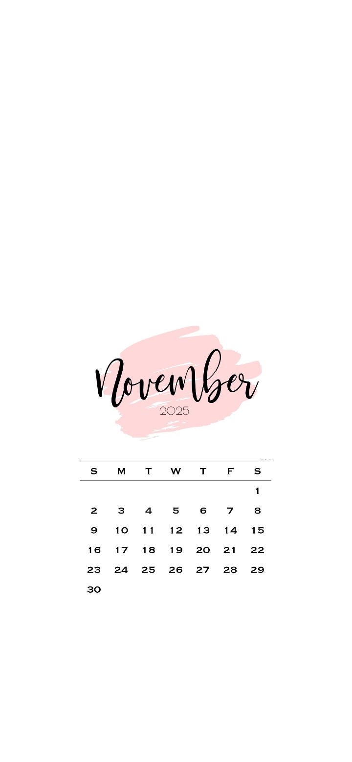 November 2025 Calendar Wallpaper - 44 Cute iPhone Backgrounds