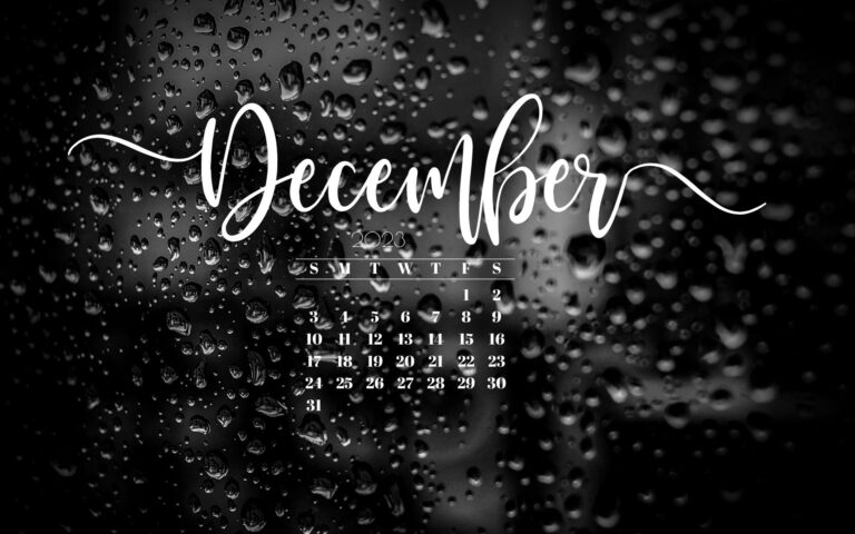 December Desktop Wallpaper - 21 Cute & Free December 2023 Calendar ...