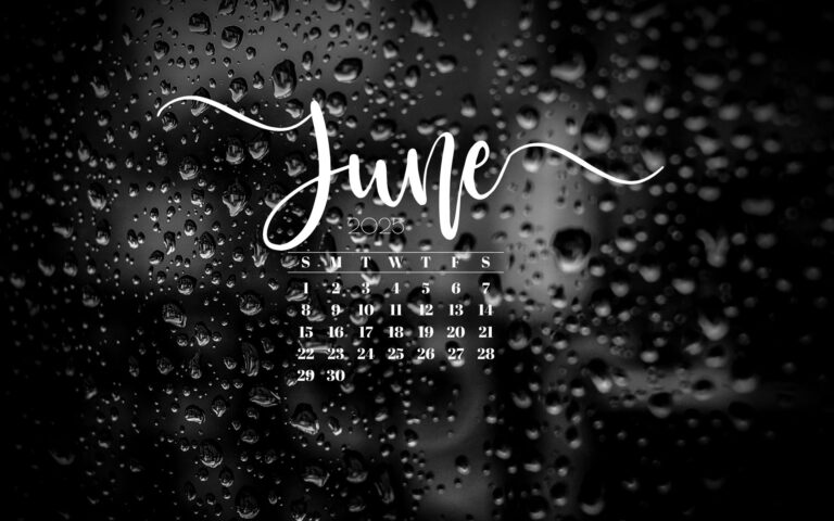 June Desktop Wallpaper - 21 Cute & Free June 2025 Calendar Backgrounds