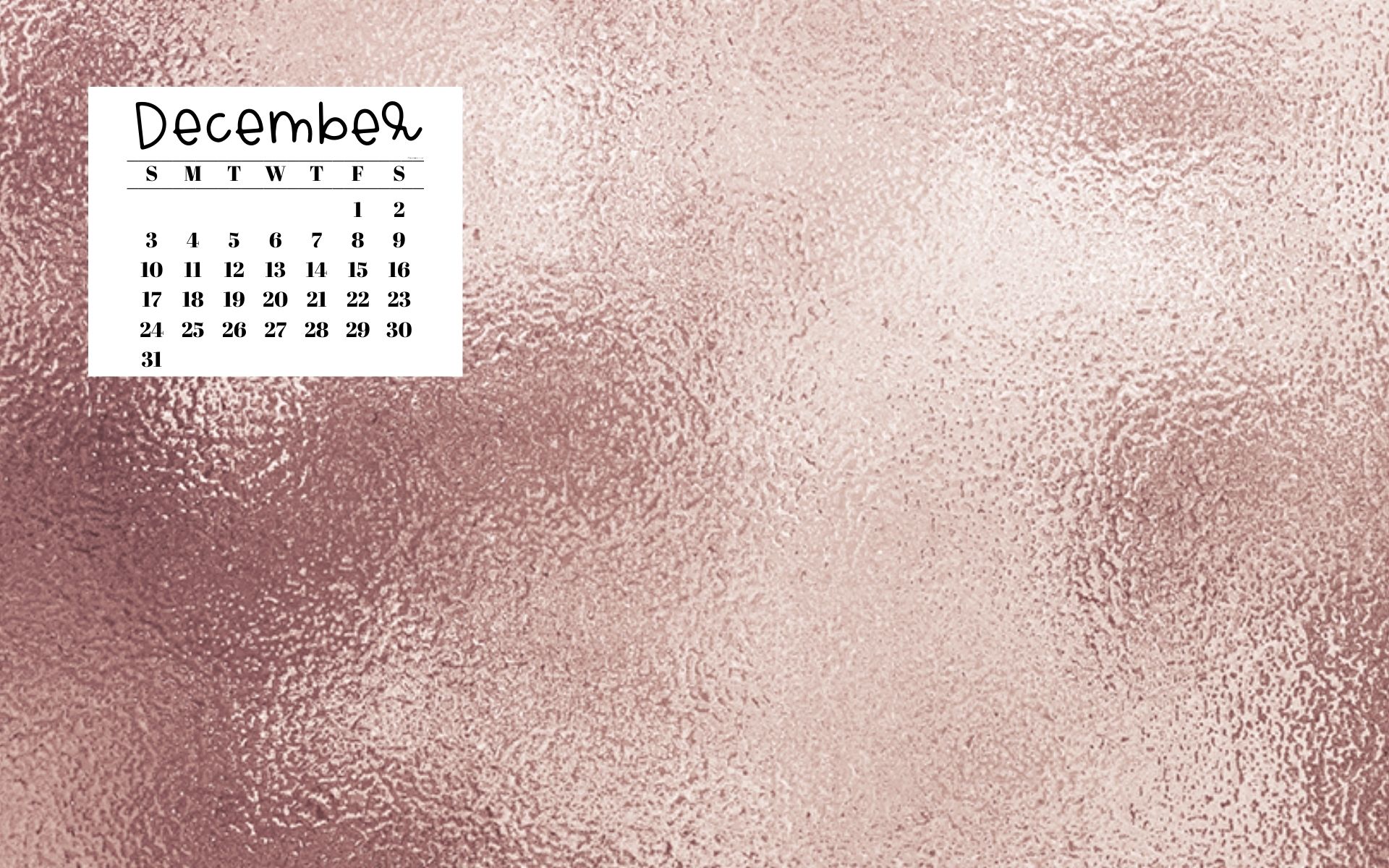 December Desktop Wallpaper - 21 Cute & Free December 2023 Calendar ...