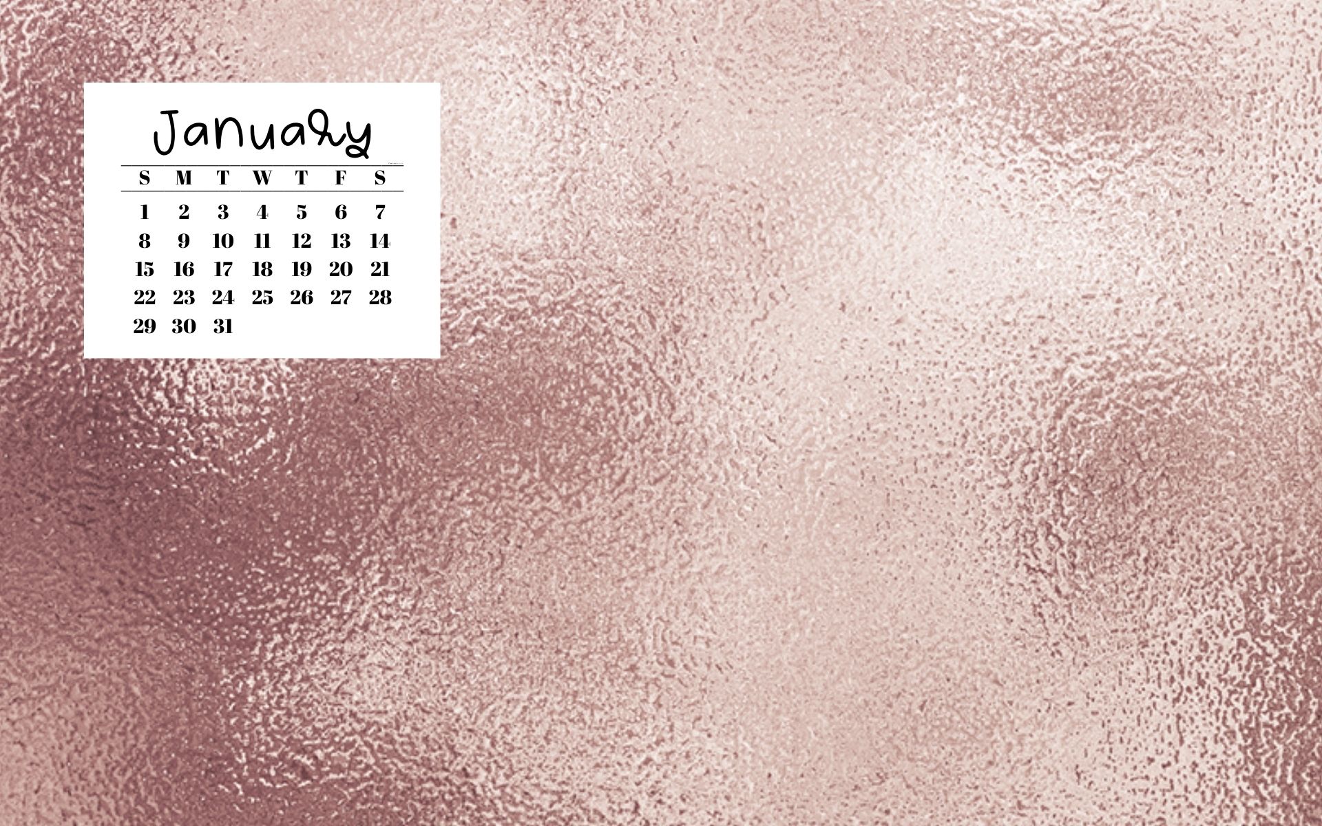 January Desktop Wallpaper - 21 Cute & Free January 2023 Calendar ...