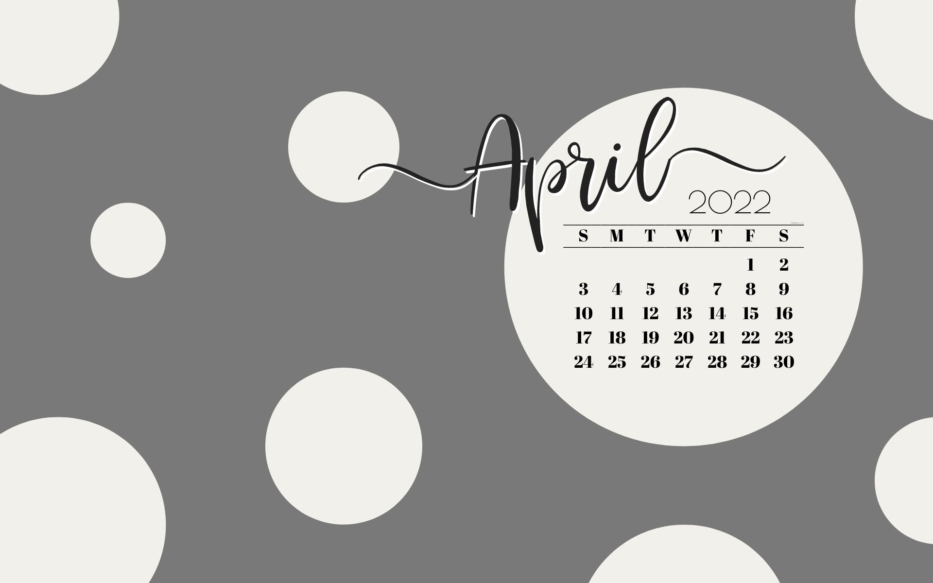 April Desktop Wallpaper - 21 Cute & Free April 2022 Calendar Backgrounds