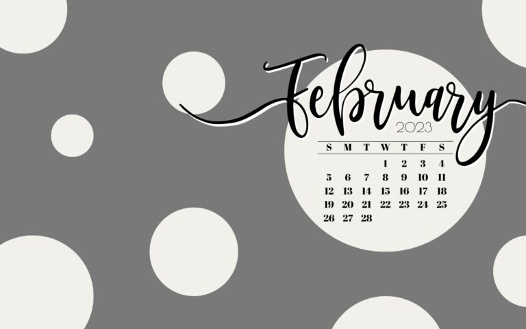 February Desktop Wallpaper - 21 Cute & Free February 2023 Calendar ...