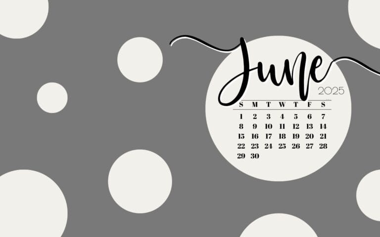 June Desktop Wallpaper - 21 Cute & Free June 2025 Calendar Backgrounds