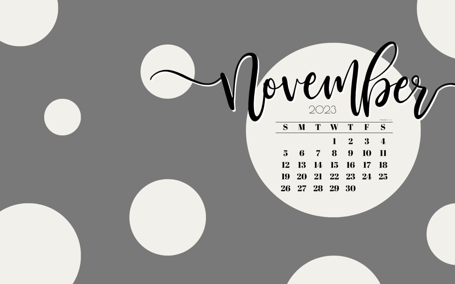 November Desktop Wallpaper - 21 Cute & Free November 2023 Calendar ...