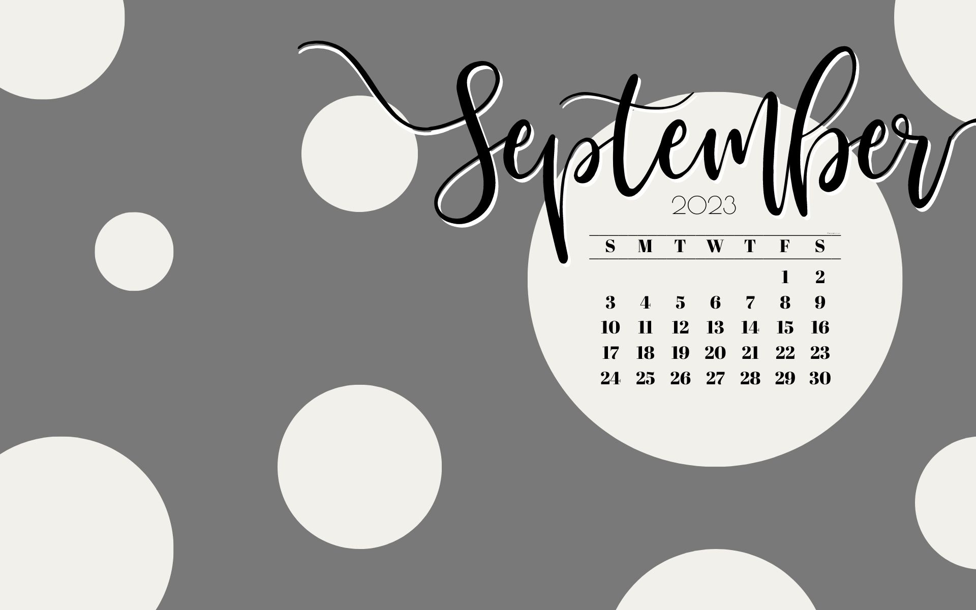 September Desktop Wallpaper - 21 Cute & Free September 2023 Calendar ...