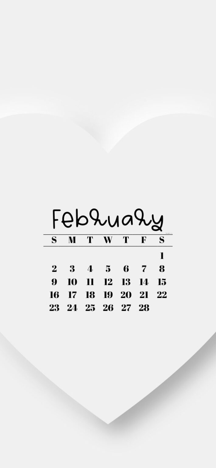 February 2025 Calendar Wallpaper - 51 Cute Backgrounds for Phone