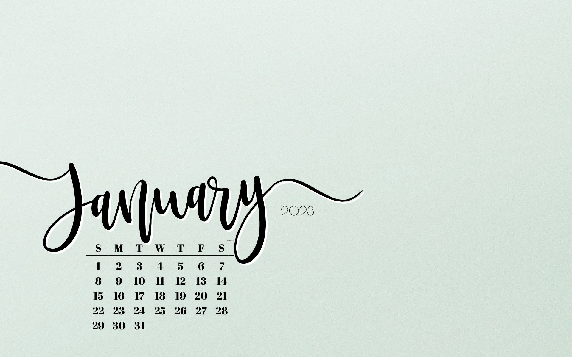 January Desktop Wallpaper - 21 Cute & Free January 2023 Calendar ...