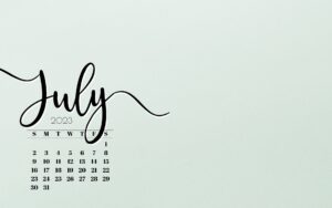 July Desktop Wallpaper - 21 Cute & Free July 2023 Calendar Backgrounds