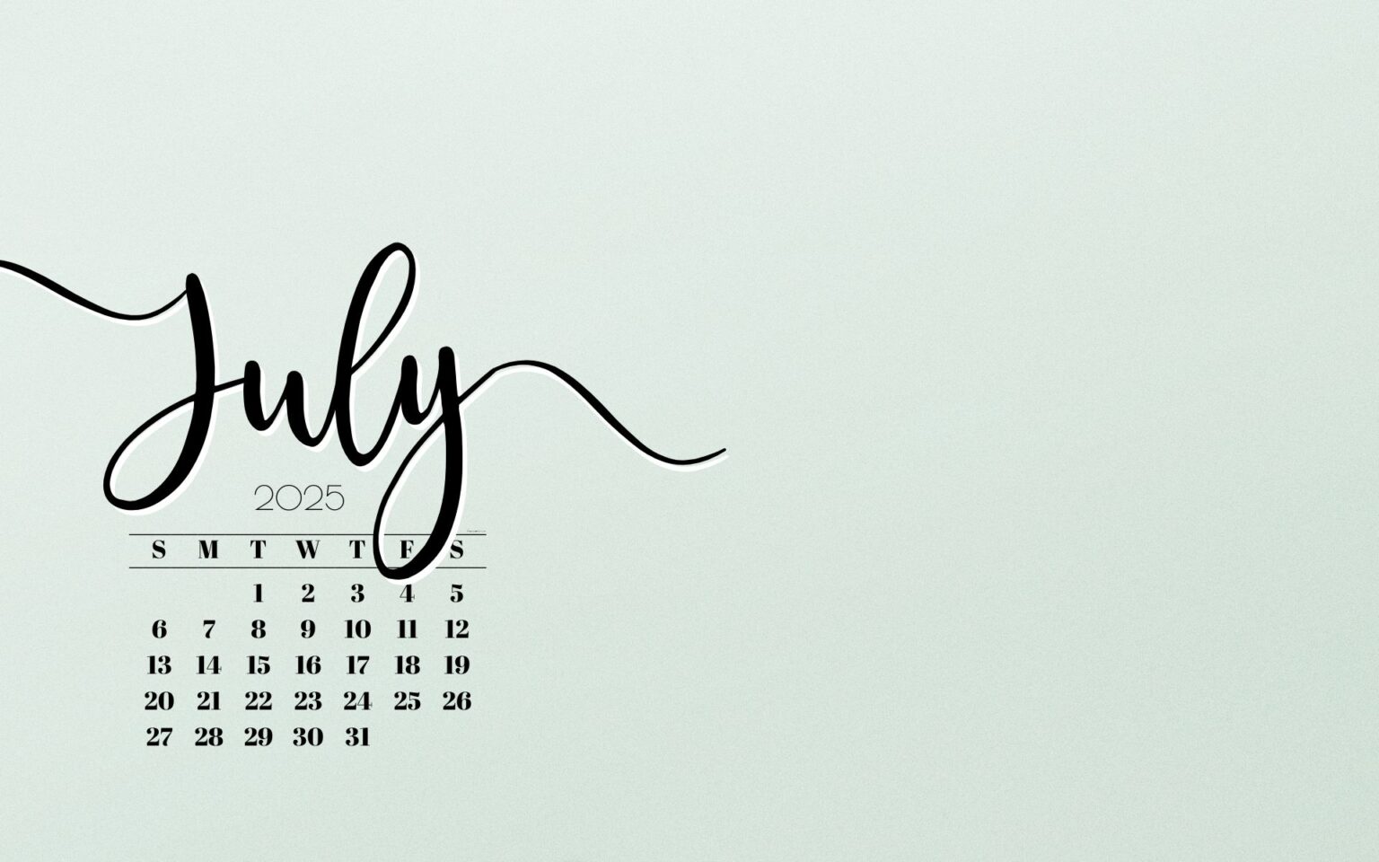 July Desktop Wallpaper - 21 Cute & Free July 2025 Calendar Backgrounds