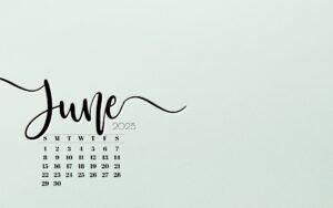 June Desktop Wallpaper - 21 Cute & Free June 2025 Calendar Backgrounds