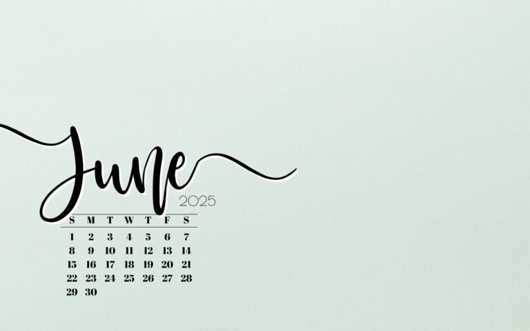 June Desktop Wallpaper - 21 Cute & Free June 2025 Calendar Backgrounds