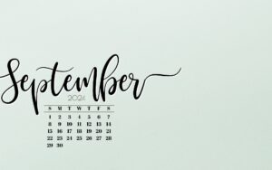 September Desktop Wallpaper - 21 Cute & Free September 2024 Calendar ...