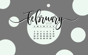 February Desktop Wallpaper - 21 Cute & Free February 2025 Calendar ...