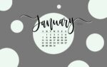 January Desktop Wallpaper - 21 Cute & Free January 2024 Calendar ...