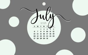 July Desktop Wallpaper - 21 Cute & Free July 2025 Calendar Backgrounds