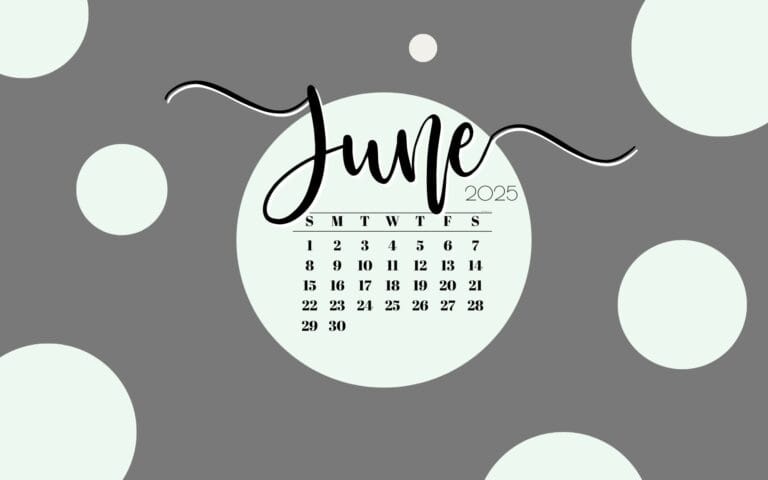 June Desktop Wallpaper - 21 Cute & Free June 2025 Calendar Backgrounds