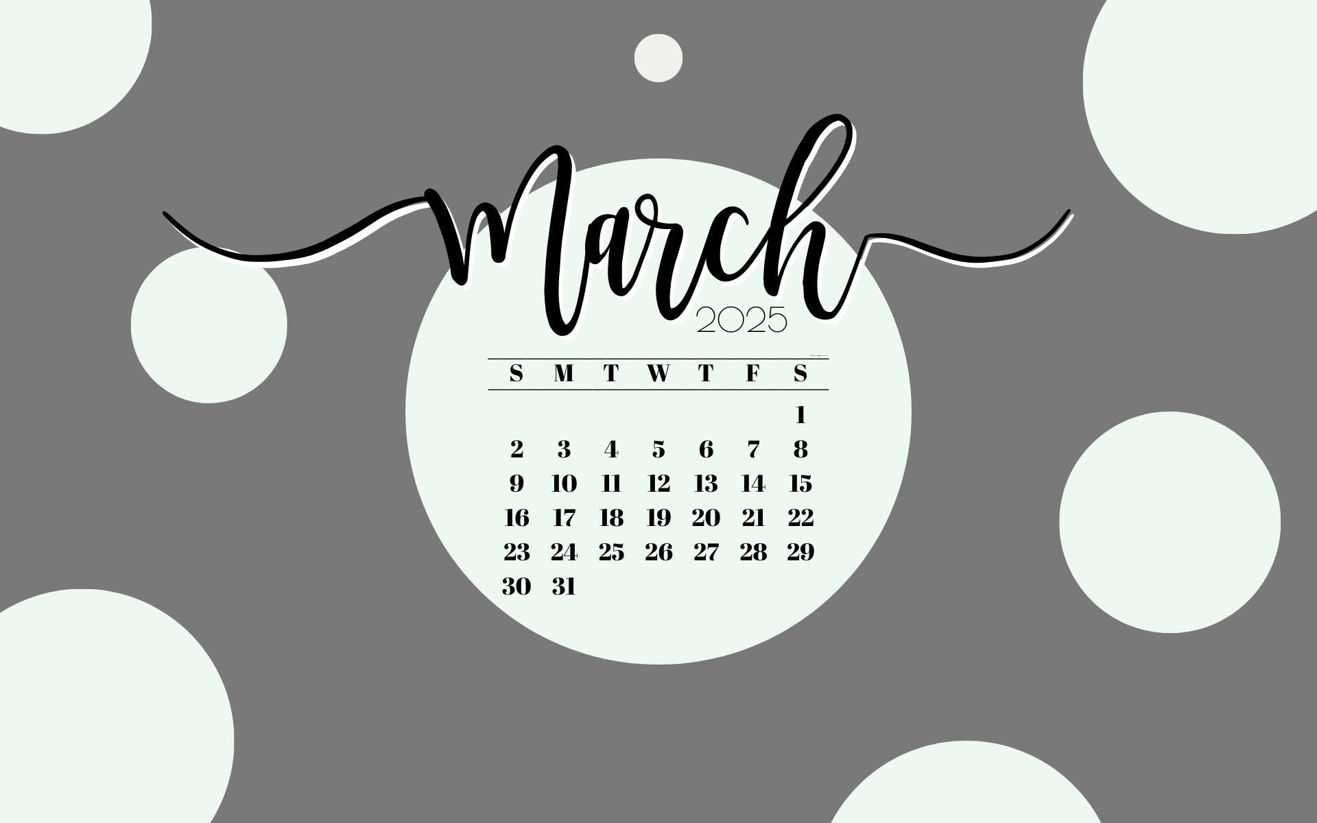 March Desktop Wallpaper - 21 Cute & Free March 2025 Calendar Backgrounds