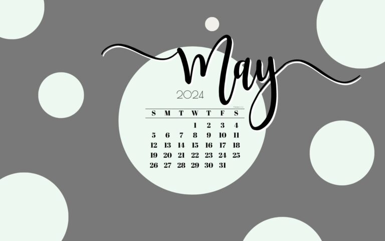 May Desktop Wallpaper - 21 Cute & Free May 2024 Calendar Backgrounds