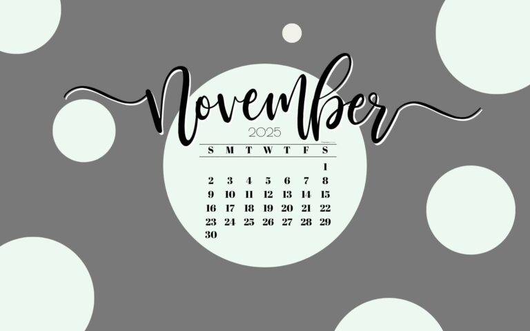 November Desktop Wallpaper - 21 Cute & Free November 2025 Calendar ...