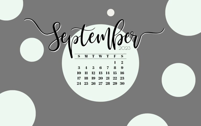 September Desktop Wallpaper - 21 Cute & Free September 2023 Calendar ...