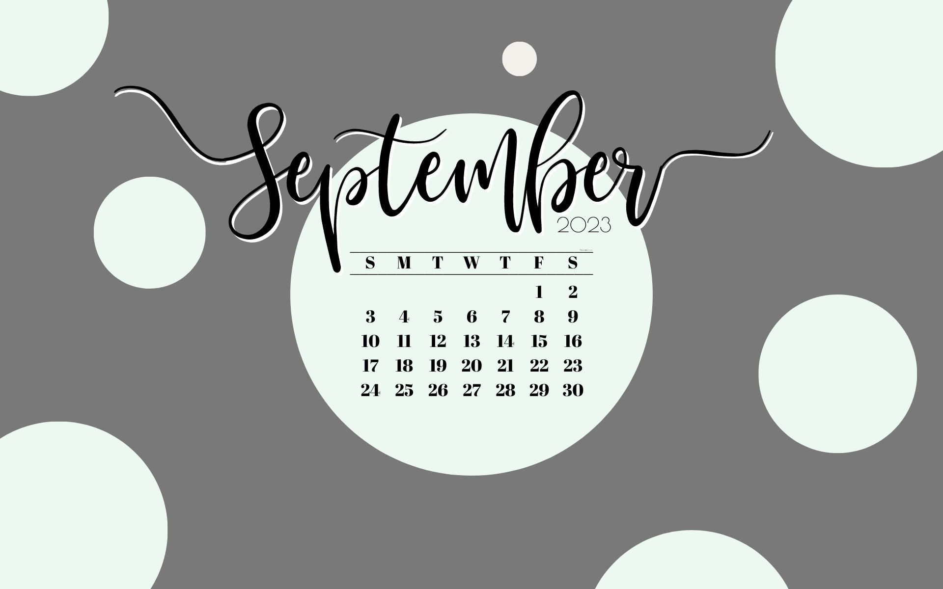 September Desktop Wallpaper - 21 Cute & Free September 2023 Calendar ...