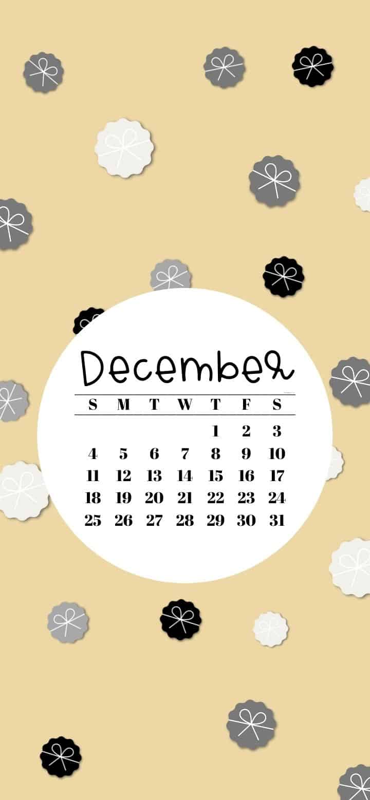 December 2022 Calendar Wallpaper - 48 Cute iPhone Backgrounds
