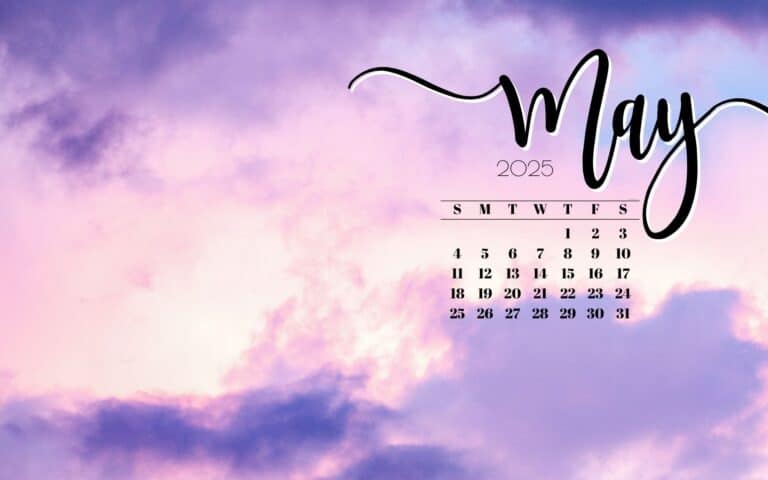 May Desktop Wallpaper - 21 Cute & Free May 2025 Calendar Backgrounds