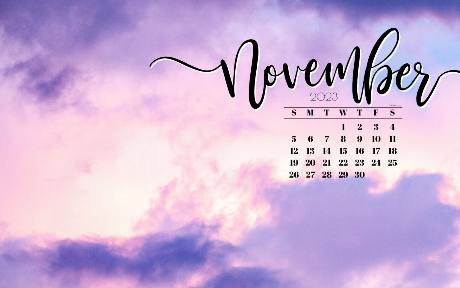 November Desktop Wallpaper - 21 Cute & Free November 2023 Calendar ...