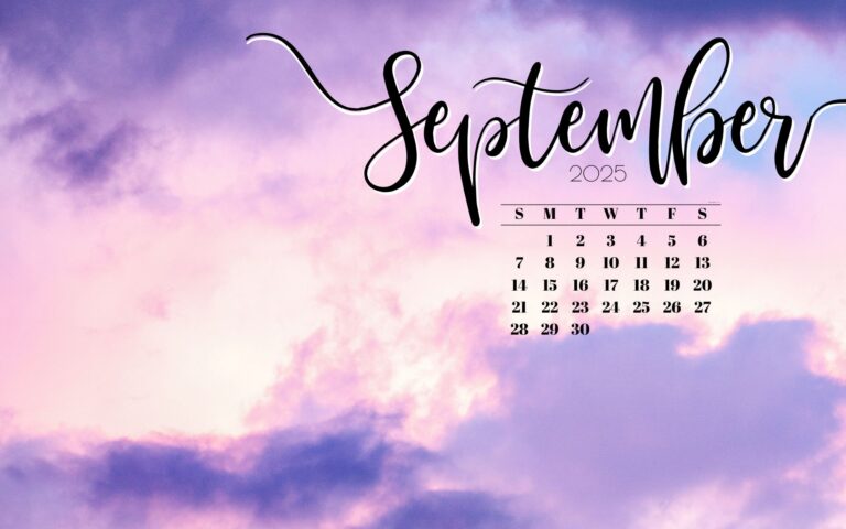 September Desktop Wallpaper - 21 Cute & Free September 2025 Calendar ...